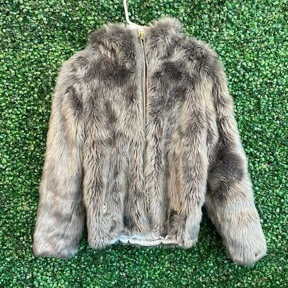 Joyrich | Jackets & Coats | Joyrich Greyfaux Fur Zip Up Hoodie Jacket ...